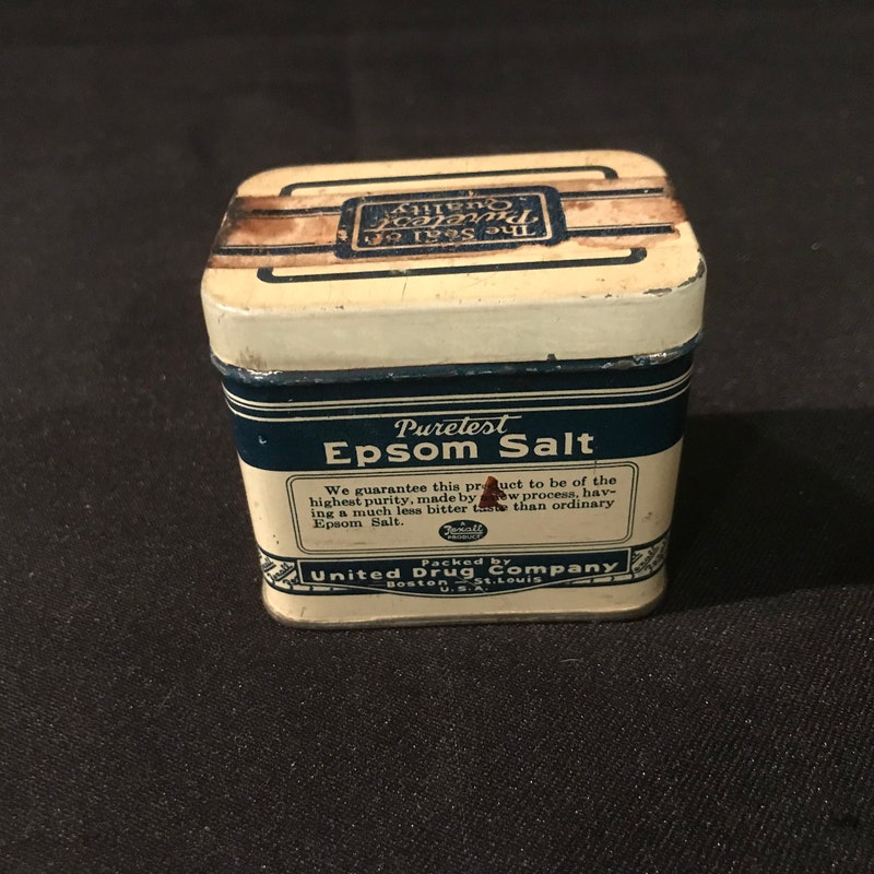 Epsom Salt Tin - Etsy