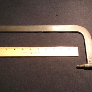 Vintage Miller's Falls Cast Iron Hacksaw No. 15 - 1930s - From ...