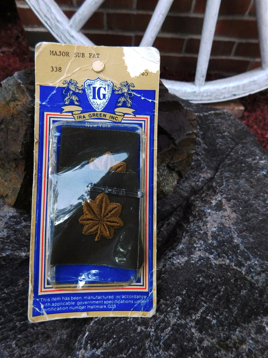 Vintage Ira Green US Army Major Pair of Cloth Collar Insignia - Etsy Canada