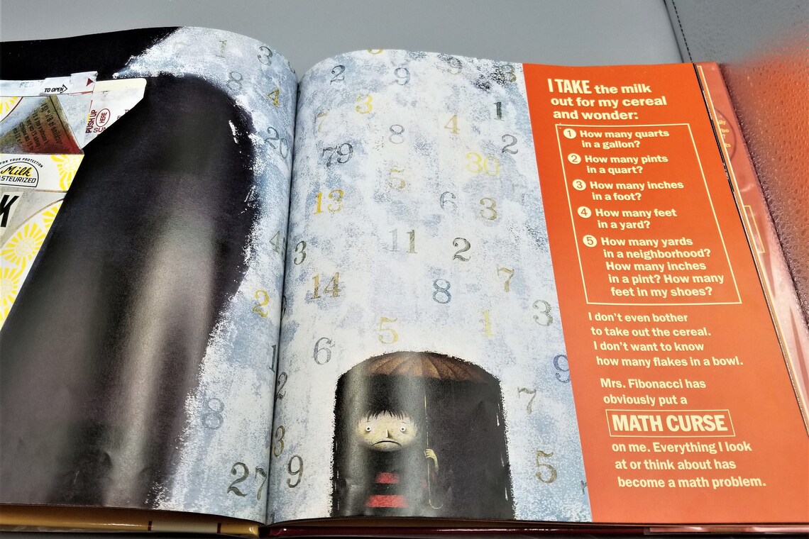 Math Curse Children's Book Mathematics Scieszka Smith - Etsy