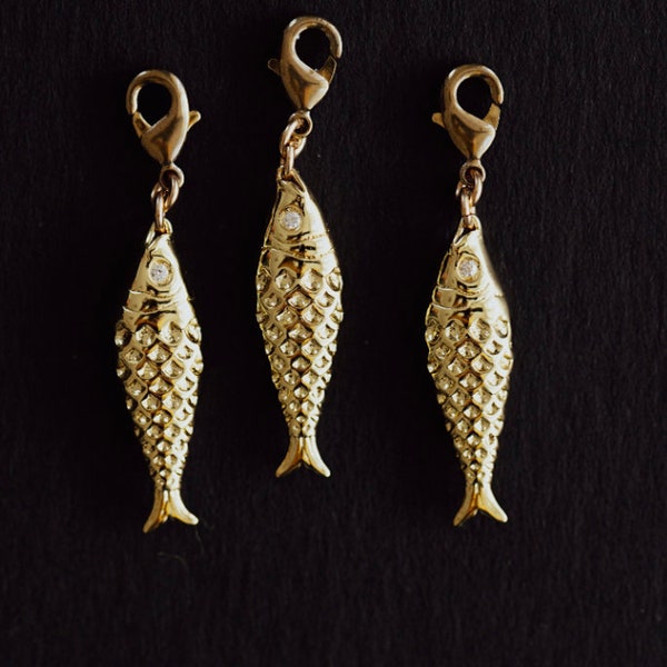 Fish Charm - Etsy