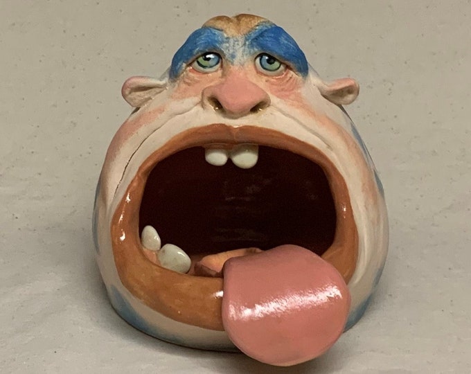 SALT PIG - Wheel Thrown, Hand Altered and Sculpted Ceramic Large Salt ...