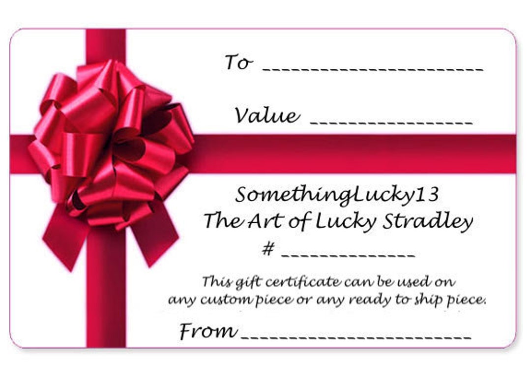 Gift Certificate - to Be Used on a Wheel Thrown, Hand Altered and ...