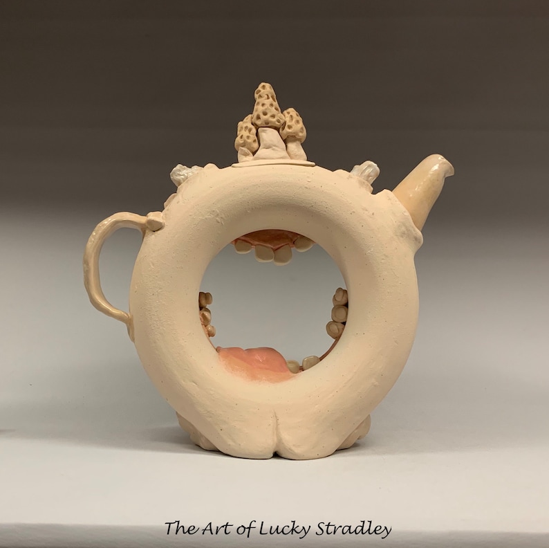 Teapot - Ready to Ship - Wheel Thrown, Hand Altered and Sculpted ...
