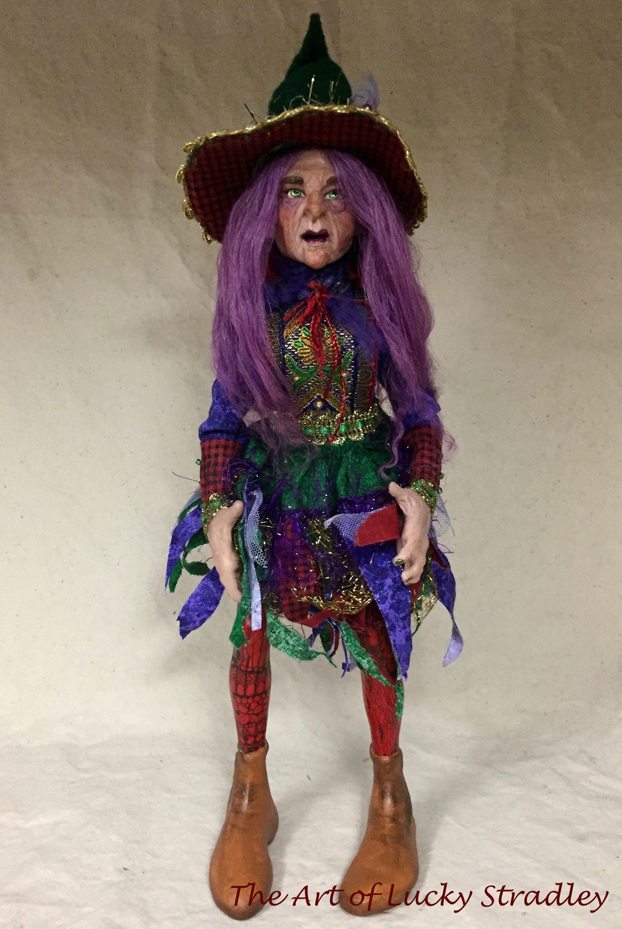 WITCH FIGURATIVE SCULPTURE - the Ladies From Soggy Bottom Forest Are ...