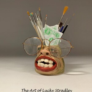 EYEGLASS CADDY - Ready to Ship- Wheel Thrown, Hand Sculpted Item to ...