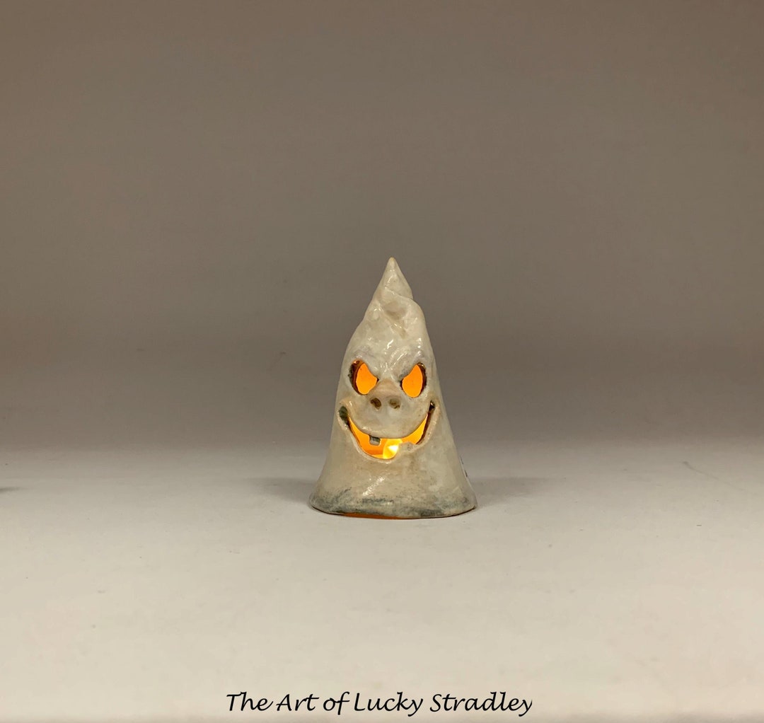 Small Ghostie--ready to Ship, Hand Built and Hand Altered and Sculpted ...