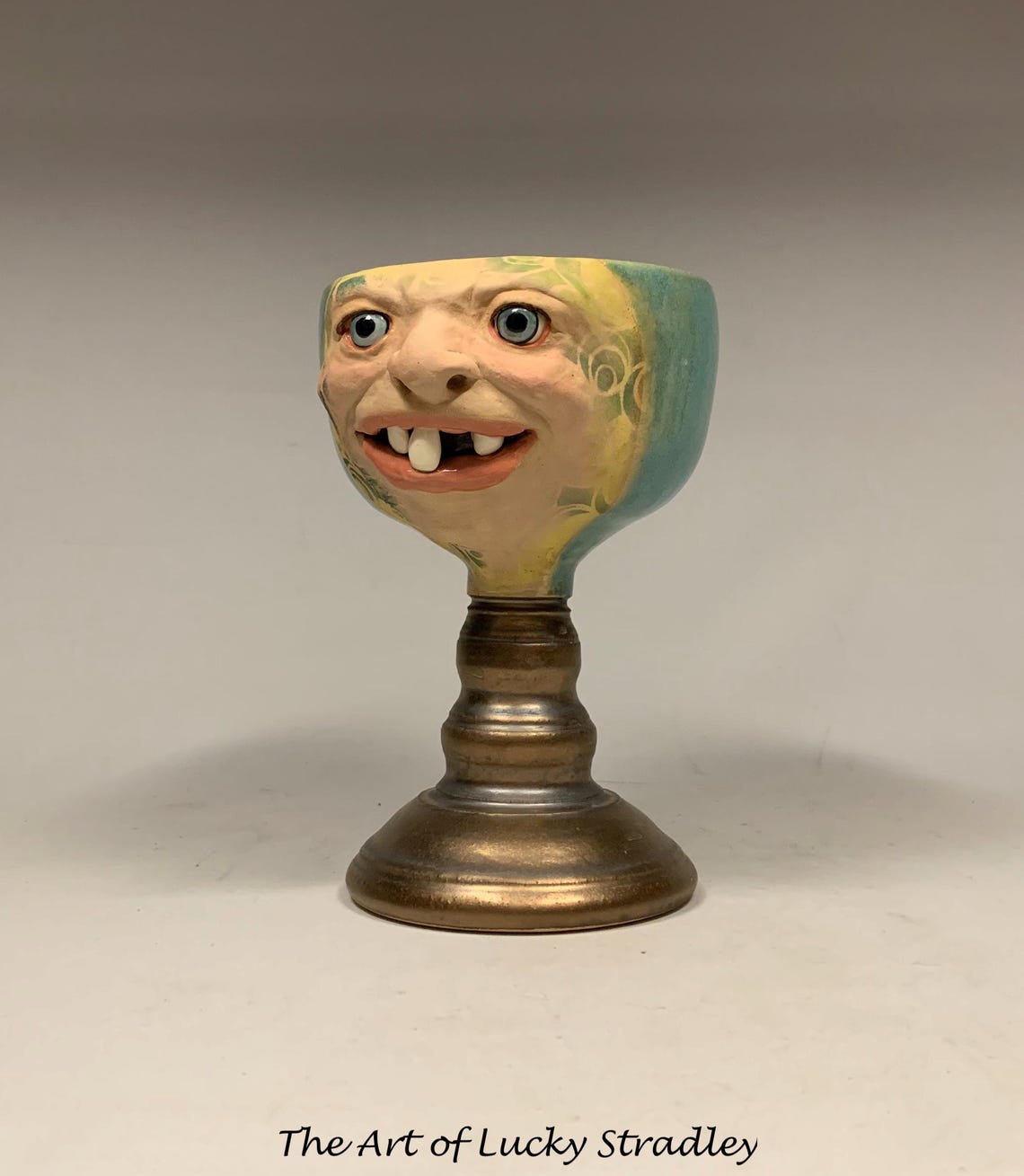 CERAMIC CHALICE , Ready to Ship, Wheel Thrown, Hand Altered and ...