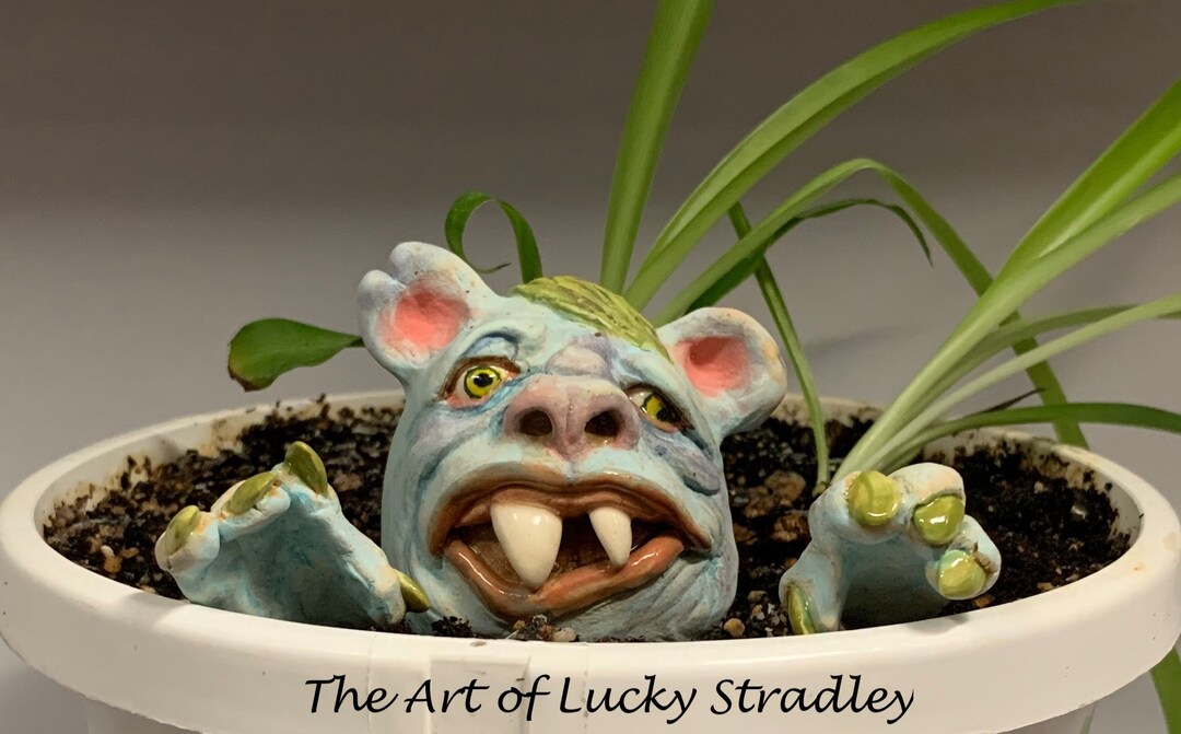 Pot Creeper- Ready to Ship- Hand Altered, Sculpted Figure With Hands ...