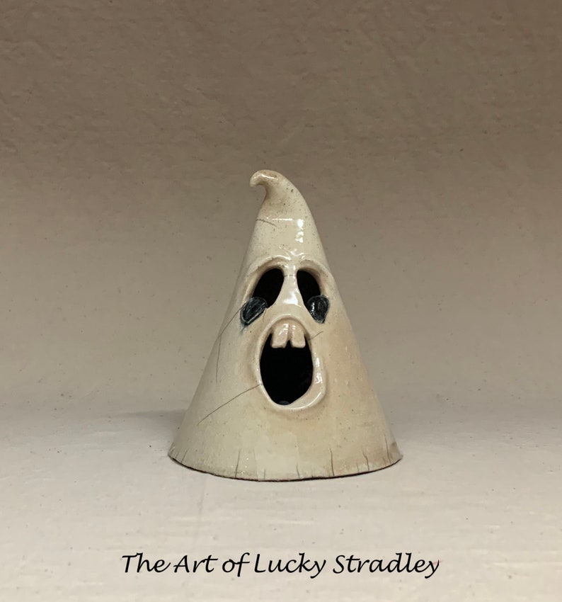 Small Ghostie--ready to Ship, Hand Built and Hand Altered and Sculpted ...