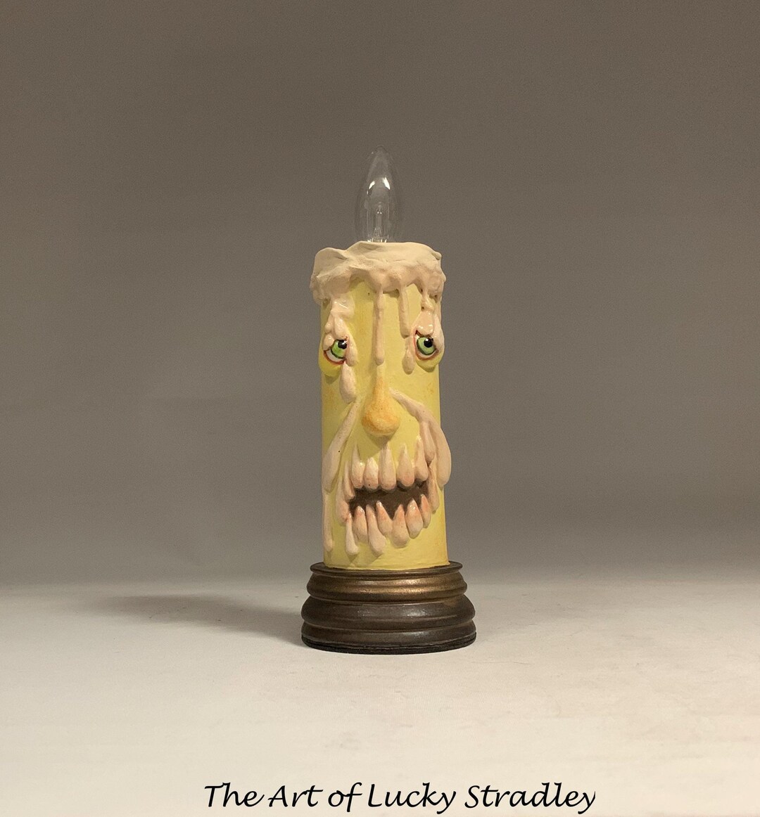 Candlestick Ready to Ship, Hand Built, Altered and Sculpted. Just a ...