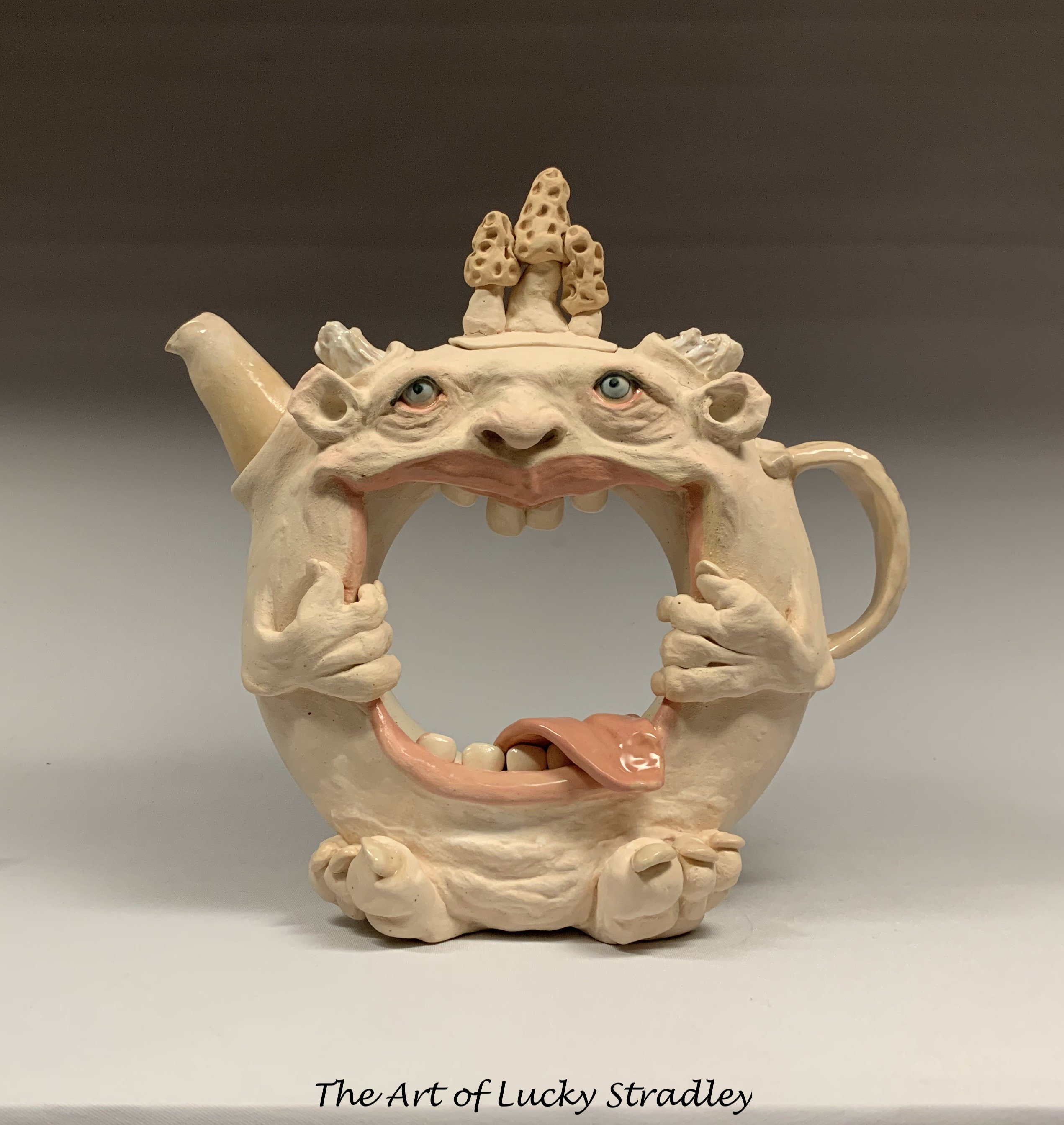 Teapot - Ready to Ship - Wheel Thrown, Hand Altered and Sculpted ...