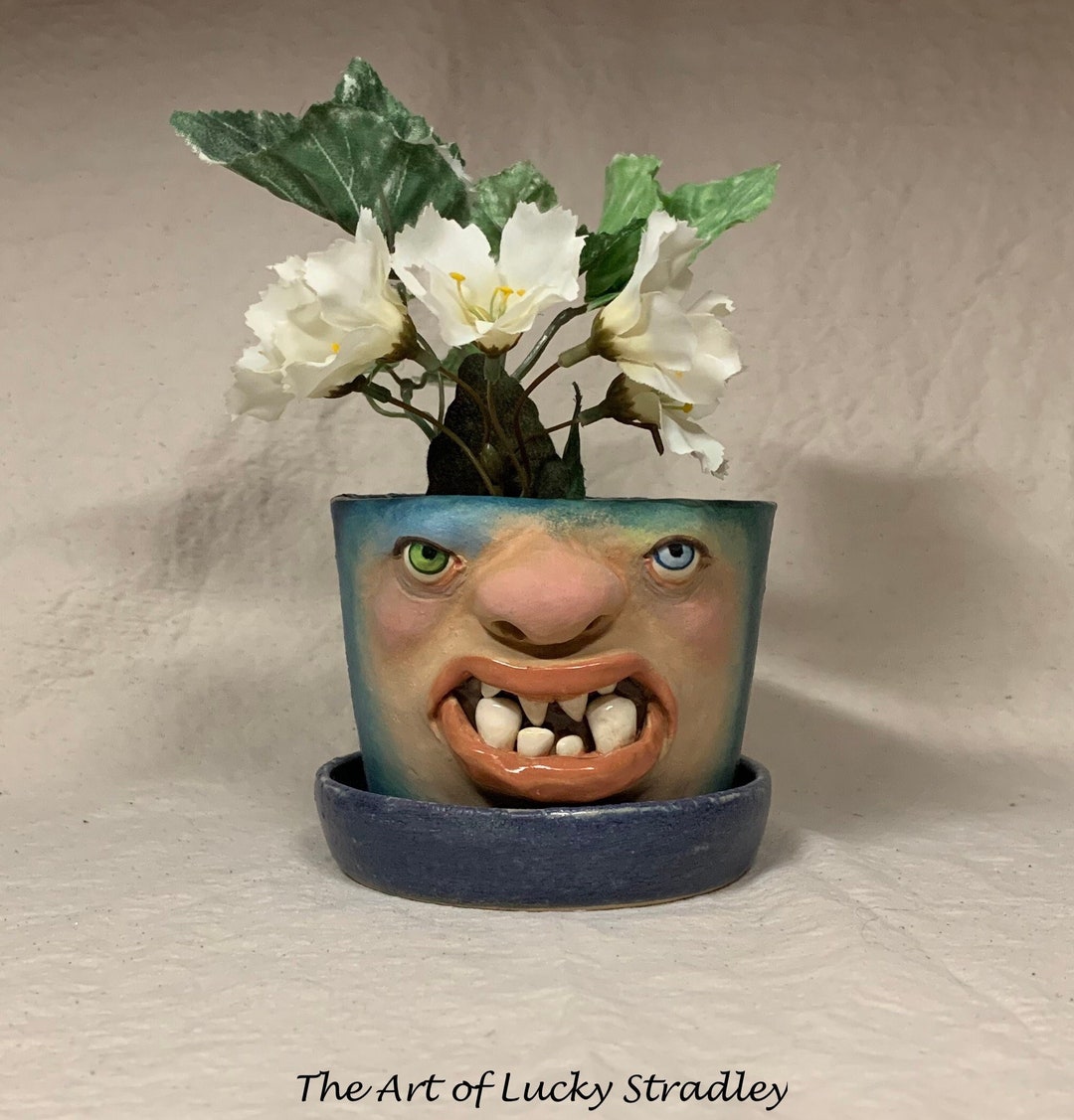Medium Planter Hand Sculpted by Lucky Stradley. Just a - Etsy