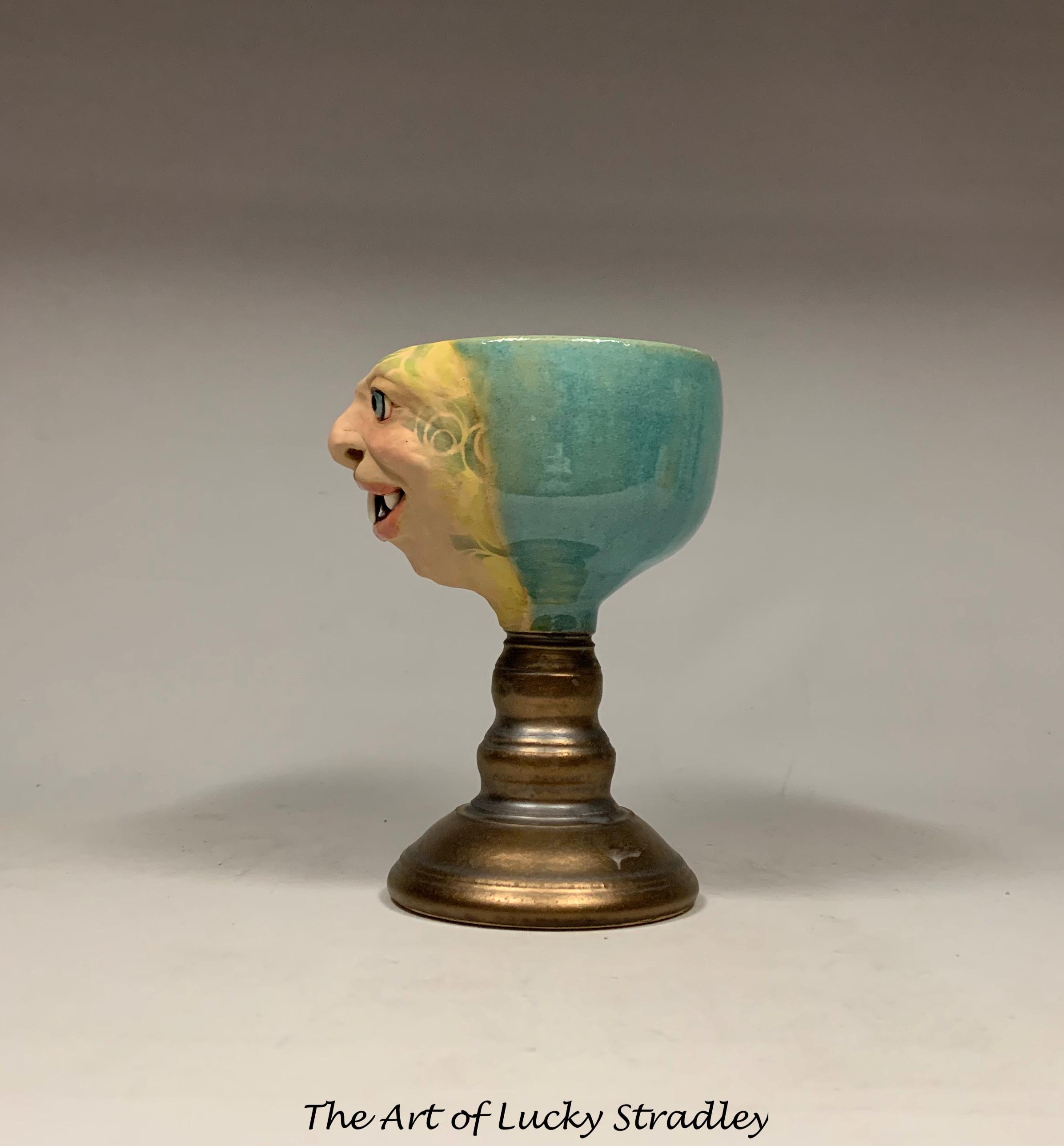 CERAMIC CHALICE , Ready to Ship, Wheel Thrown, Hand Altered and ...
