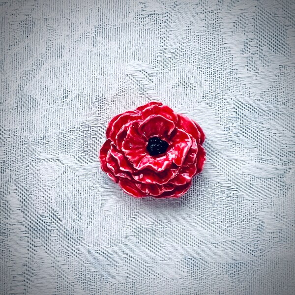 Ceramic Poppy - Etsy