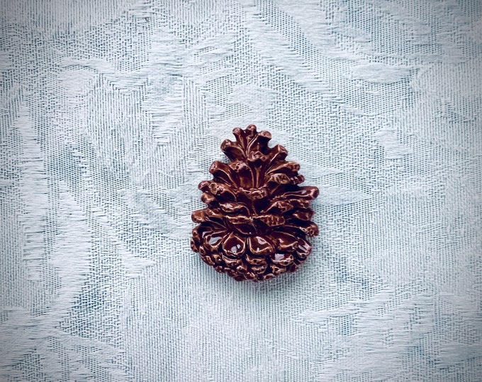 Ceramic Pine Cone for Mosaic Garden Art, Nature Stepping Stone, Hand ...