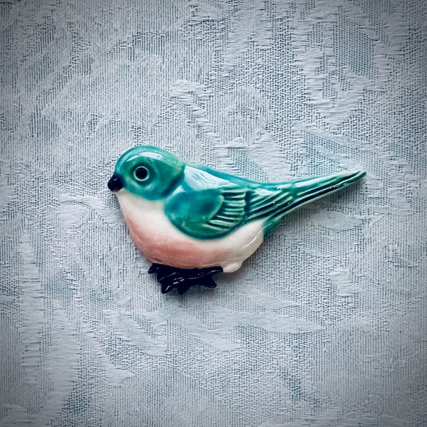 Turquoise Bird Tile - Etsy