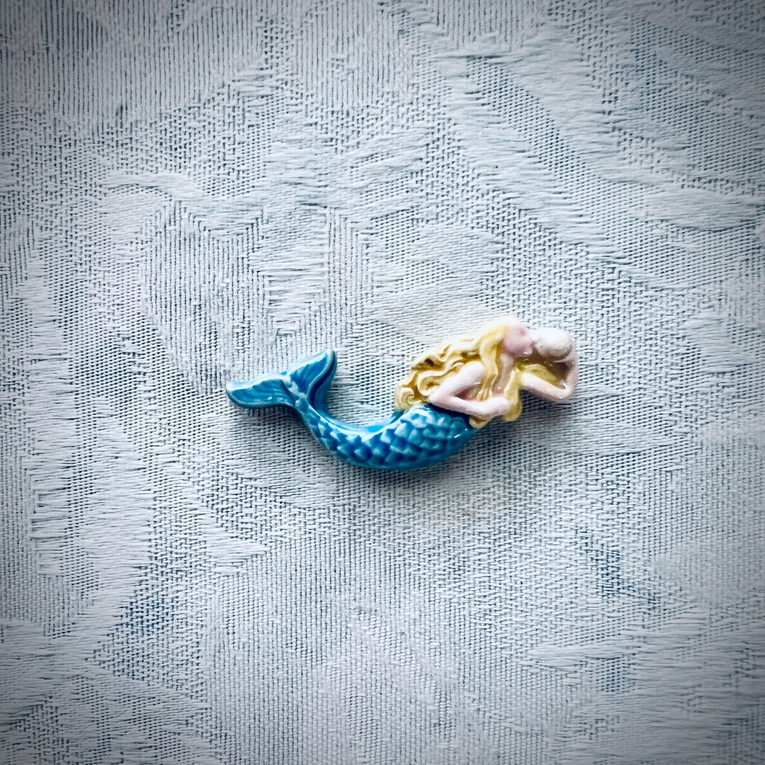 Ceramic Mermaid Tile for Mosaic Seascape Art, Sea Life Pool & Shower ...