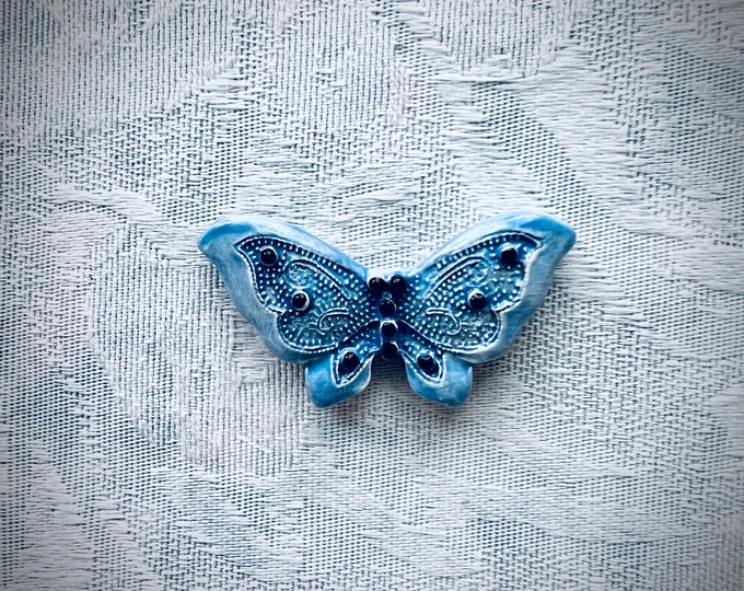 Ceramic Butterfly Tile for Mosaic Garden Art, Bird Bath or Bird House ...