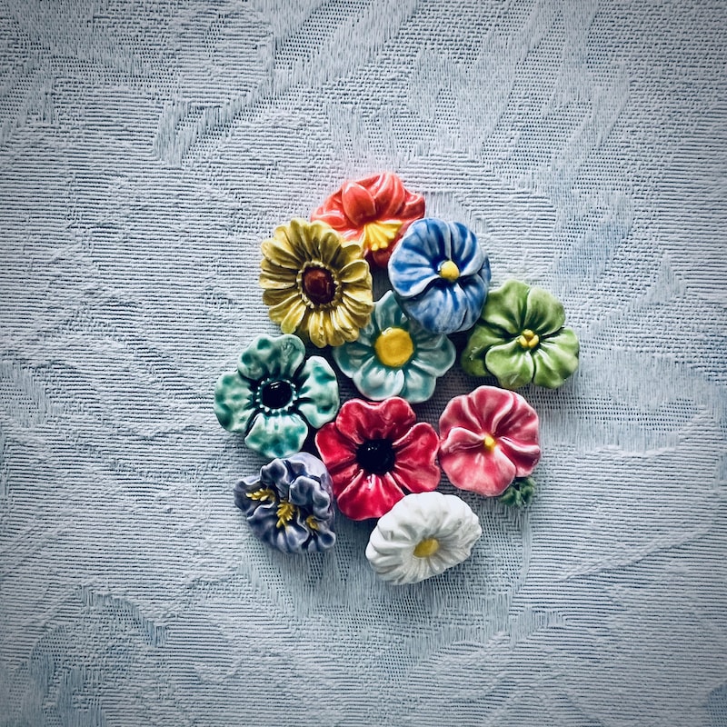 Hand Glazed Decorative Tile - Etsy