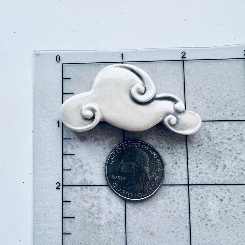 Ceramic Cloud Tile for Mosaic Garden Art Mixed Media Hand - Etsy