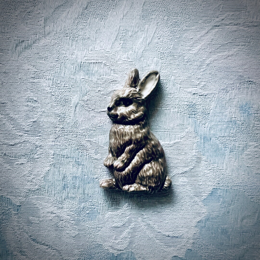 Brown Ceramic Rabbit Tile for Mosaic Garden Art, Bunny Stepping Stone ...