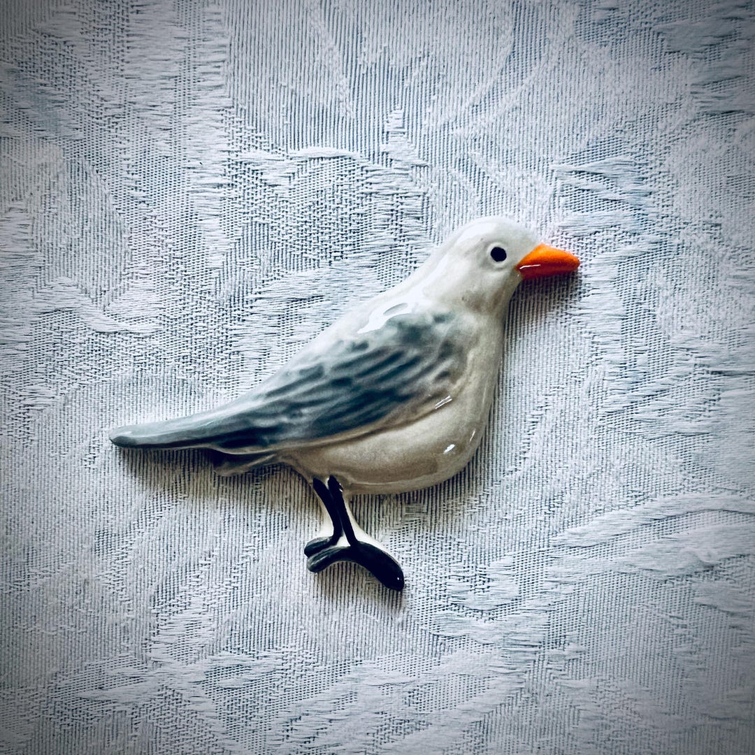 Gray Ceramic Dove for Mosaic Garden Art, Stepping Stone or Bird Bath ...