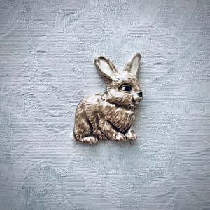 Beige Ceramic Rabbit for Mosaic Garden Art, Bunny Stepping Stone, Hand ...
