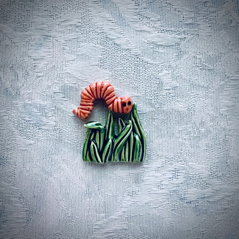Ceramic Garden Worm - Etsy