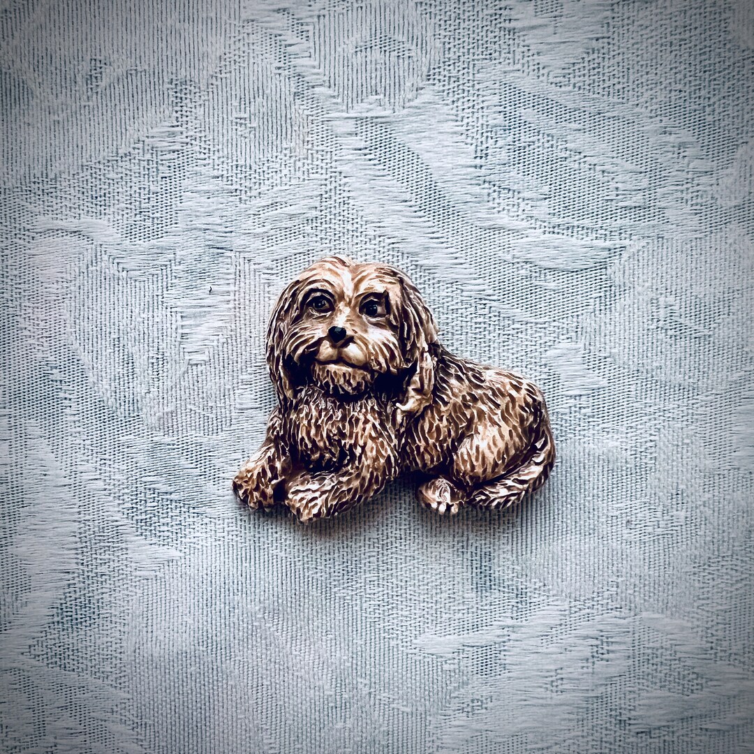 Brown Ceramic Dog for Mosaic Garden Art, Dog Lover Stepping Stone, Pet ...