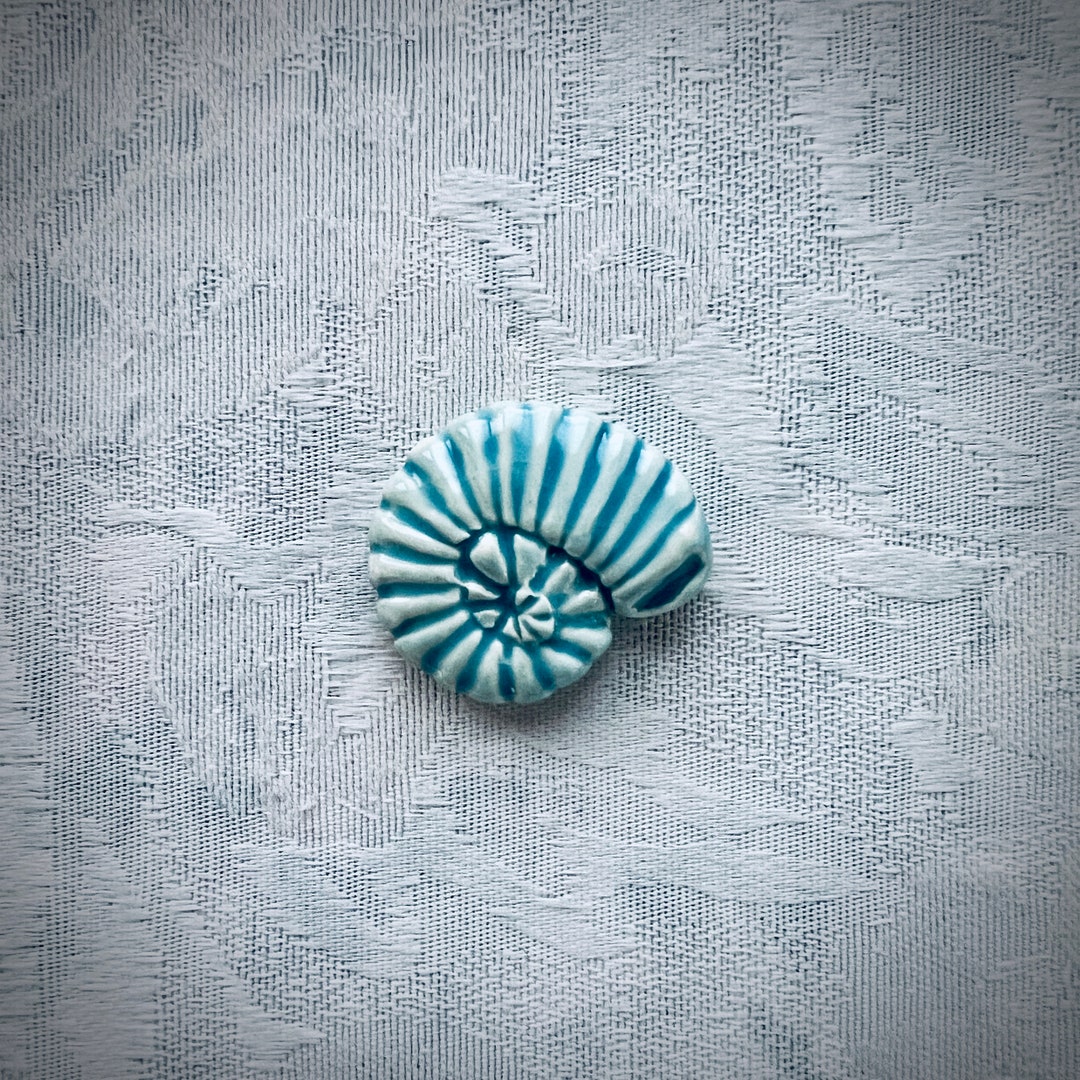 Ceramic Nautilus Shell Tile for Mosaic Seascape Art Shower - Etsy