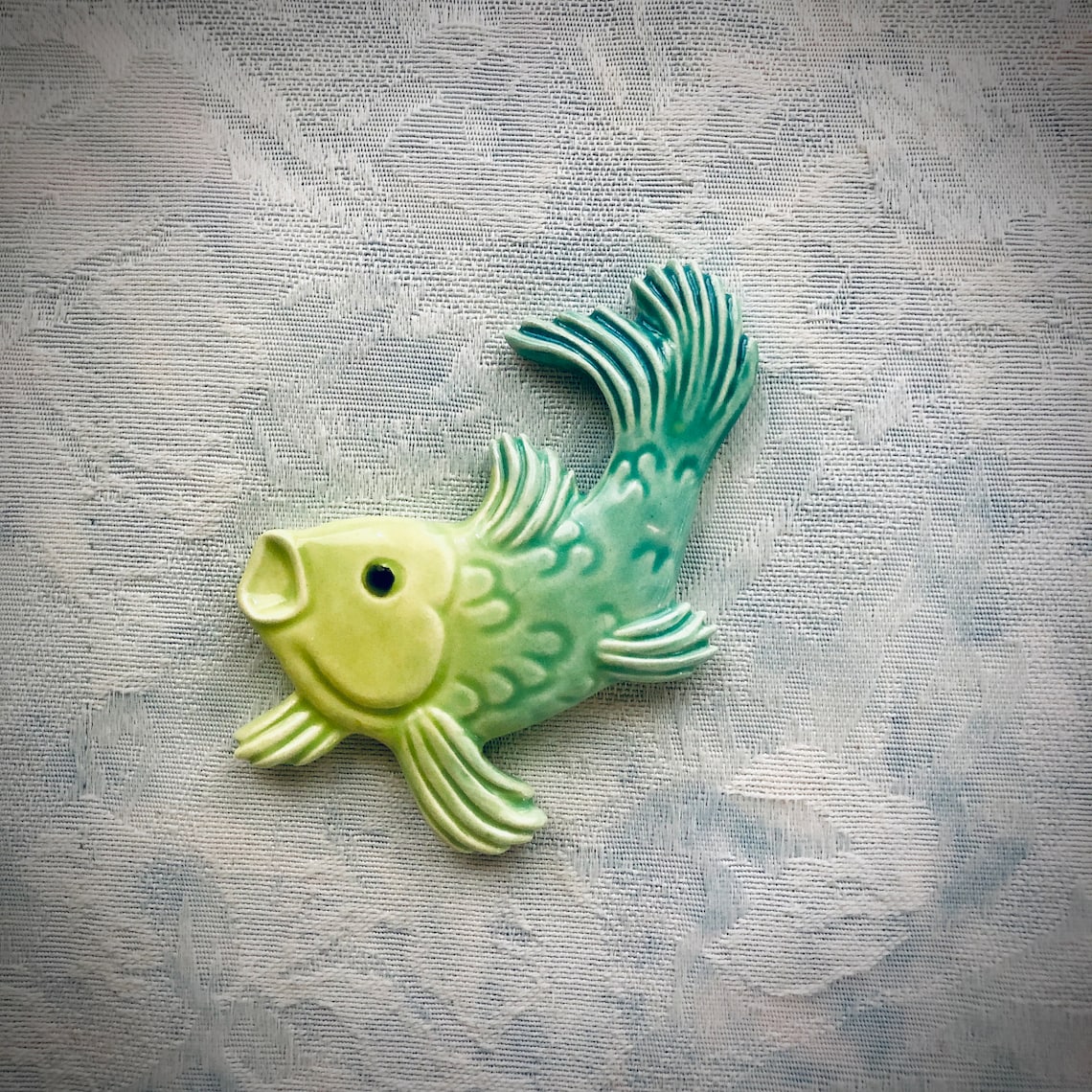 Ceramic Koi Tile Mosaic Supply Garden Steppingstone | Etsy