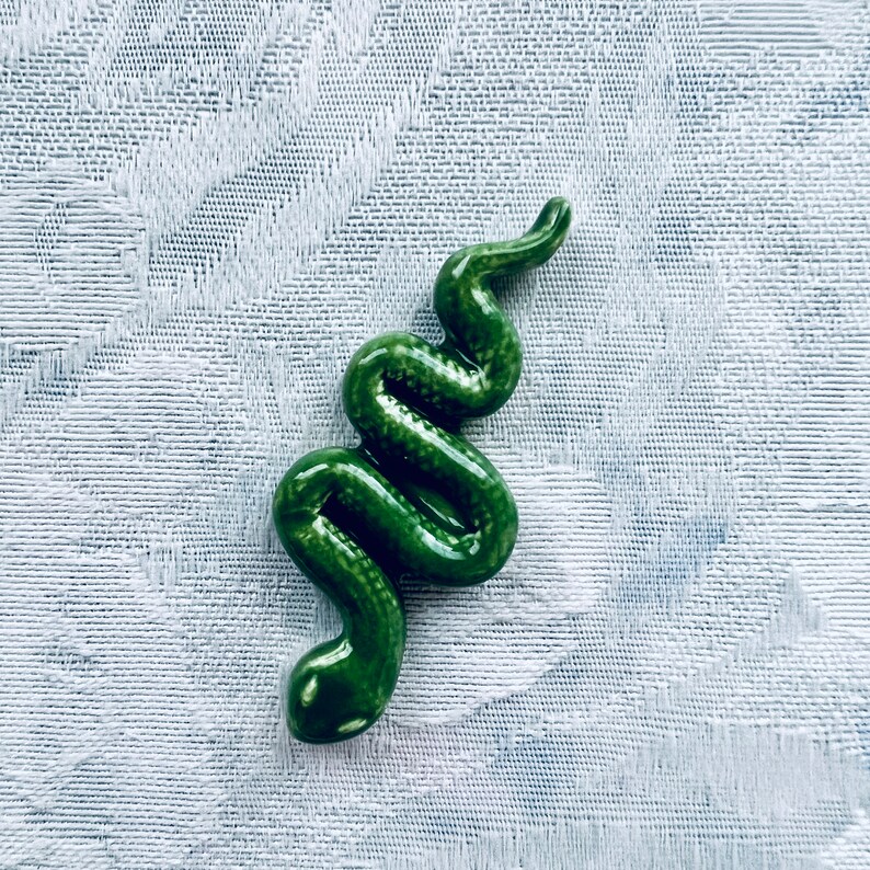 Ceramic Snake Tile for Mosaic Arthand Painted Tile Mosaic - Etsy