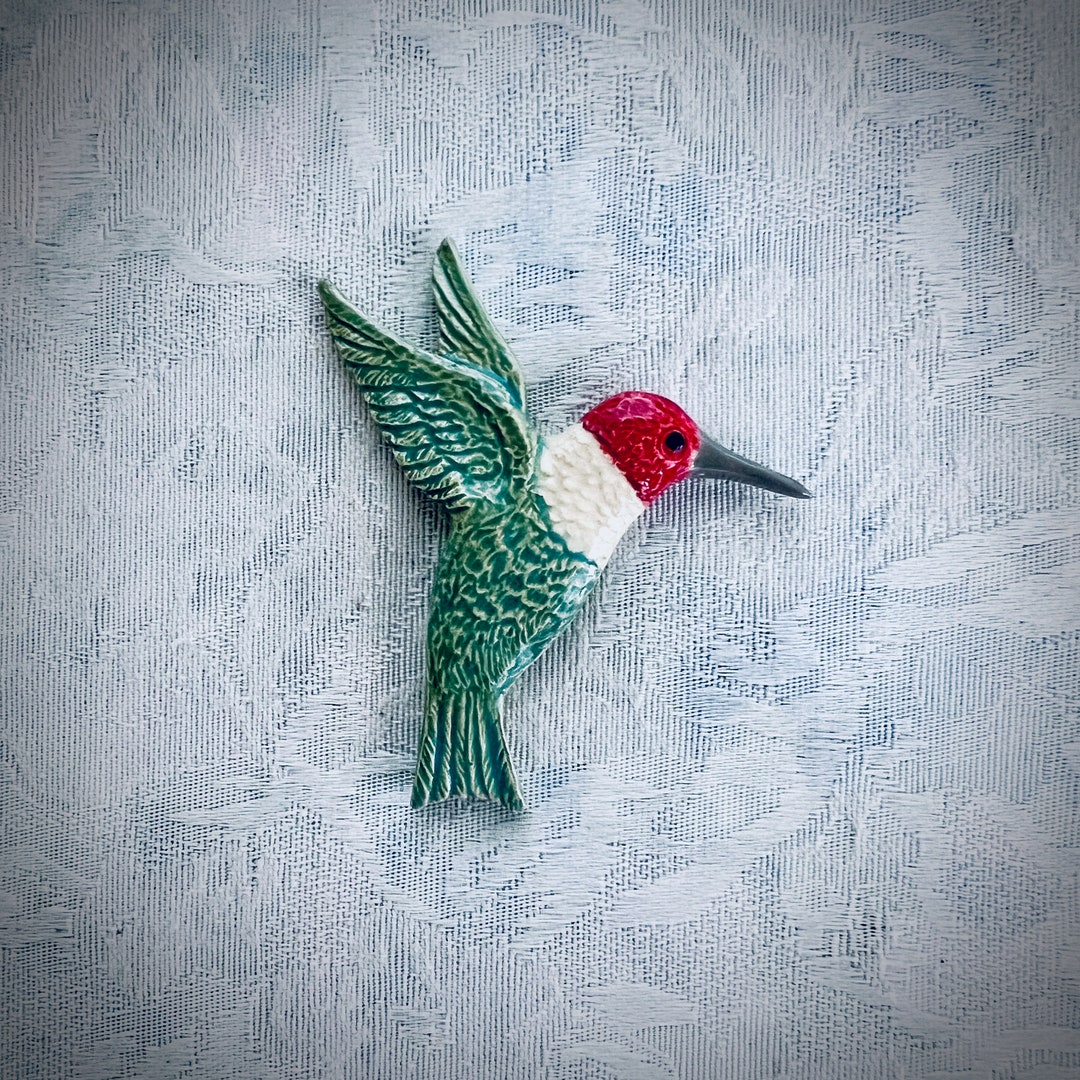 Aqua Ceramic Hummingbird for Mosaic Garden Art, Stepping Stone or ...