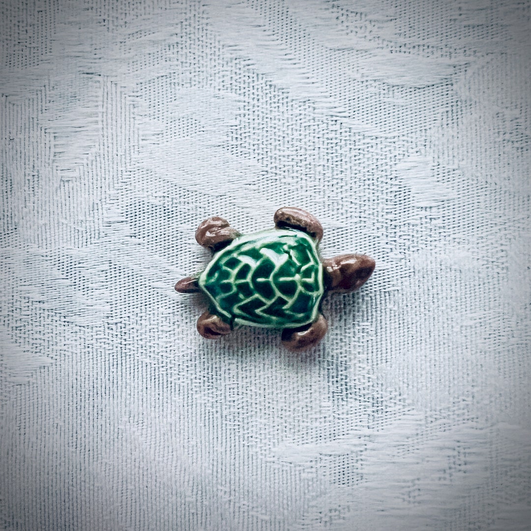 Small Ceramic Turtle for Mosaic Seascape Art, Craft Supply for ...