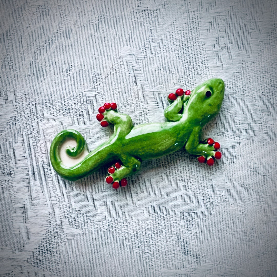 Ceramic Gecko Tile for Mosaic Garden Art Stepping Stone or - Etsy