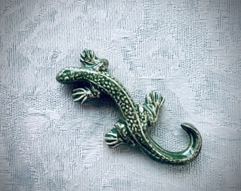 Green Ceramic Snake for Mosaic Garden Art, Stepping Stone or Patio Wall ...