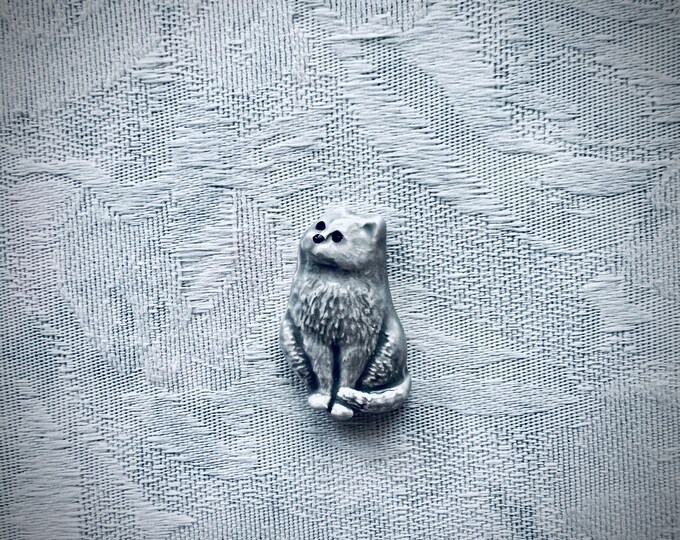 Small Ceramic Cat Tile for Mosaic Garden Art, Assemblage & Mixed Media ...