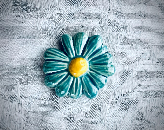 Ceramic Flower Tile for Mosaic Garden Art, Stepping Stone or Birdbath ...