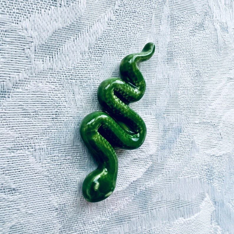 Ceramic Snake Tile for Mosaic Arthand Painted Tile Mosaic - Etsy