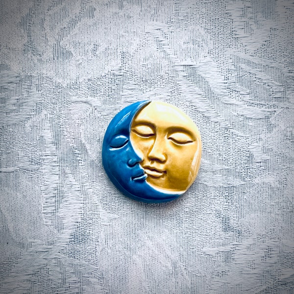 Moon Ceramic Tile - Etsy