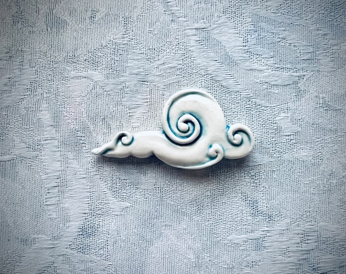 Ceramic Cloud, Hand Painted Art Tile, Garden Mosaic Supply - Etsy