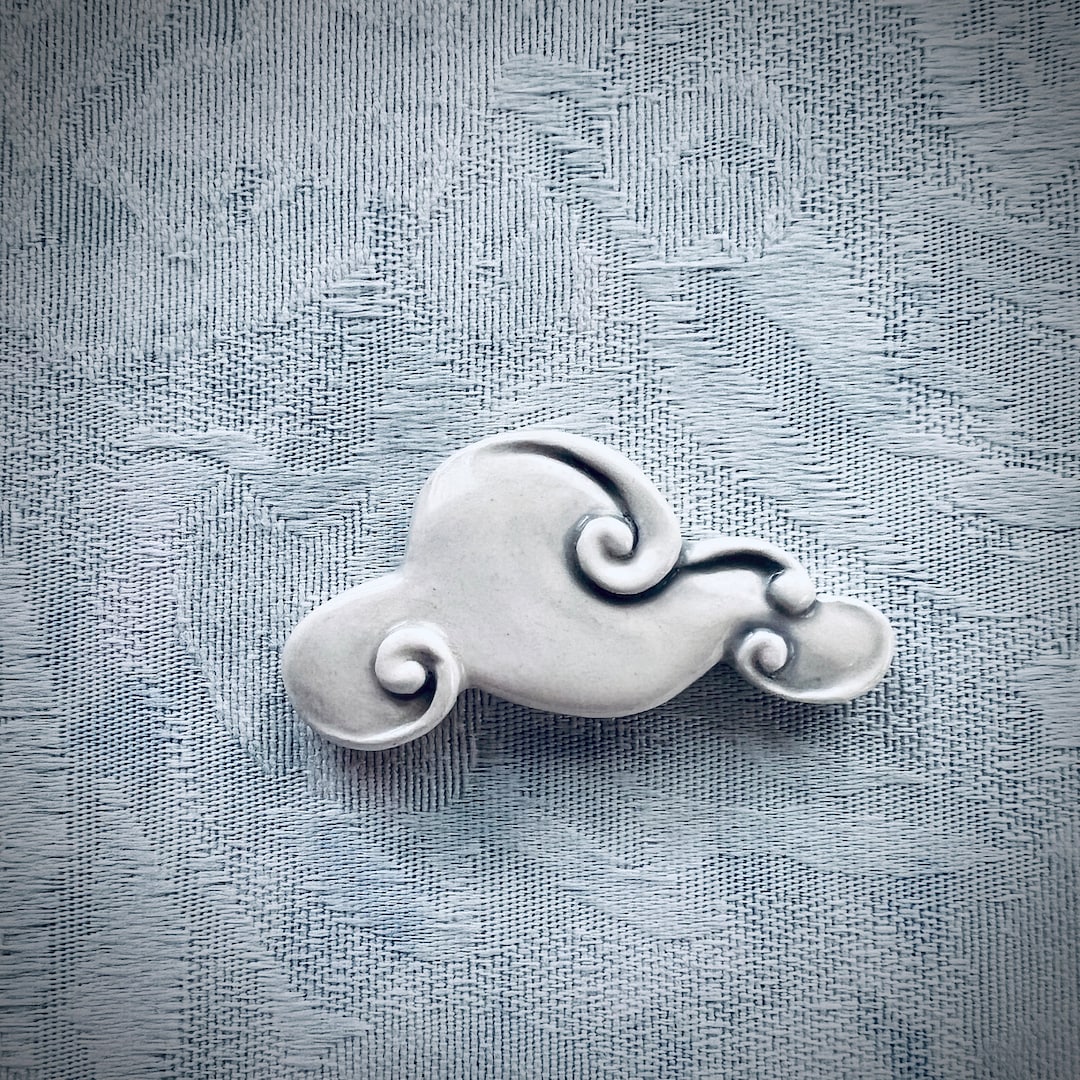 Ceramic Cloud Tile for Mosaic Garden Art Mixed Media Hand - Etsy