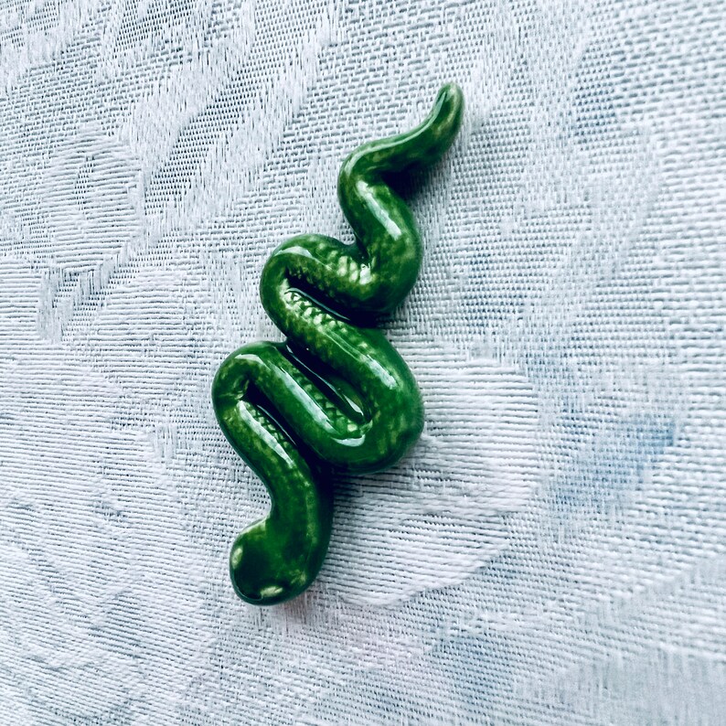 Ceramic Snake Tile for Mosaic Arthand Painted Tile Mosaic - Etsy