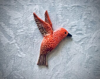 Aqua Ceramic Hummingbird for Mosaic Garden Art, Stepping Stone or ...