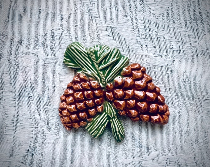 Ceramic Pine Cones, Hand-painted Art Tile, Garden Mosaic Supply - Etsy