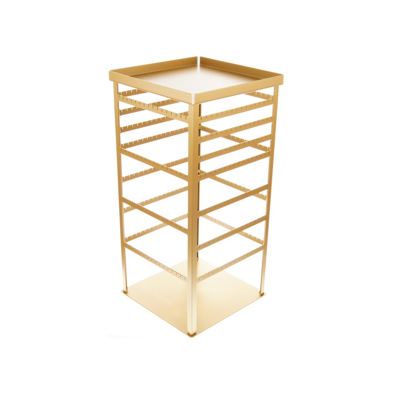 360 Rotating Jewelry Display Stand Hoop Stud Dangel Earring Jewelry ...