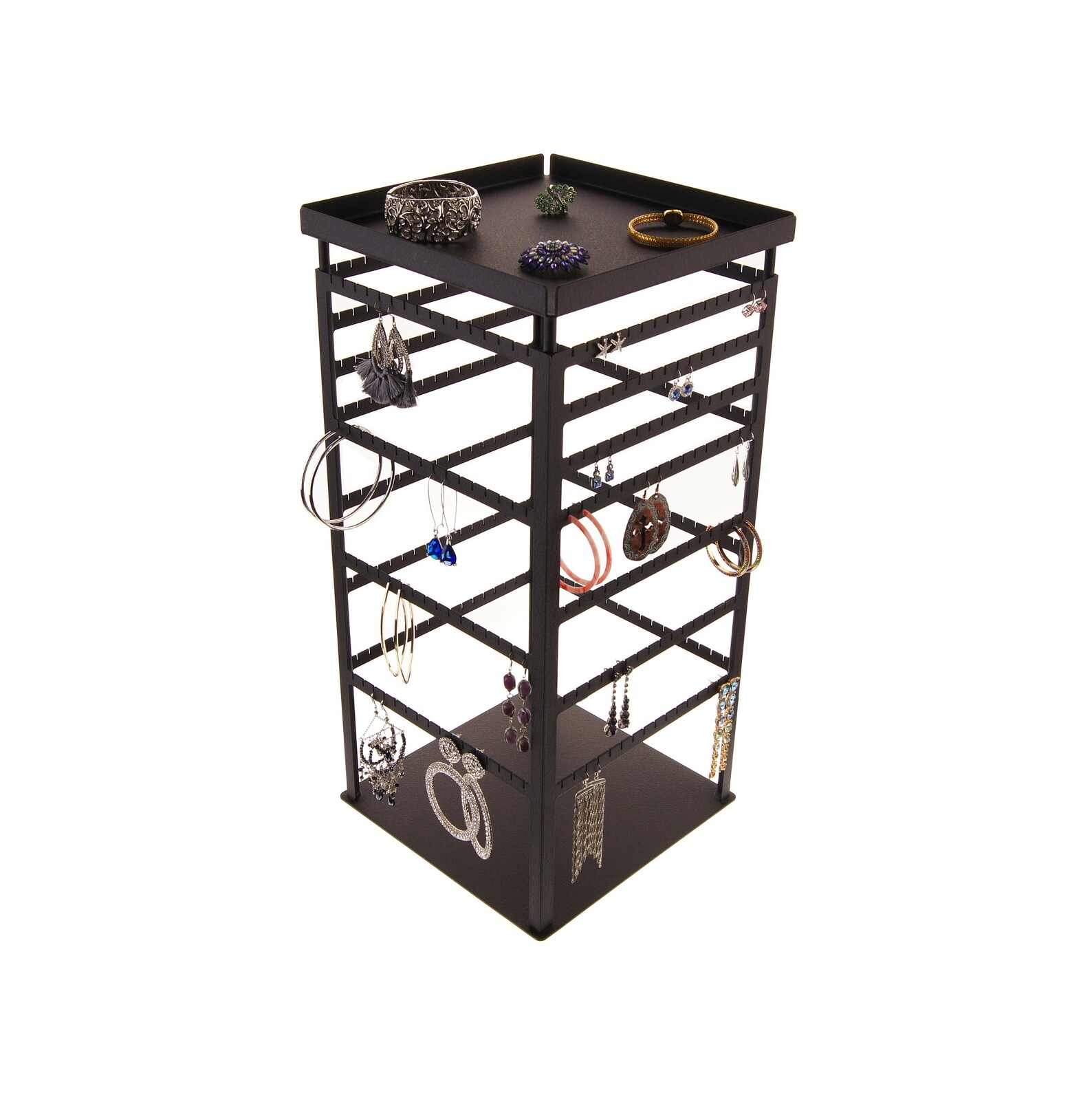 360 Rotating Spinning Jewelry Display Stand for Small, Long, Large ...