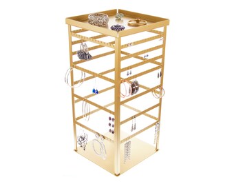 Spinner Display Stand, Pegboard Rotating Earrings Display, Spinning ...