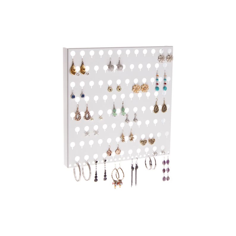 Earring Holder Organizer for Stud, Post Pierced Dangle Earrings ...